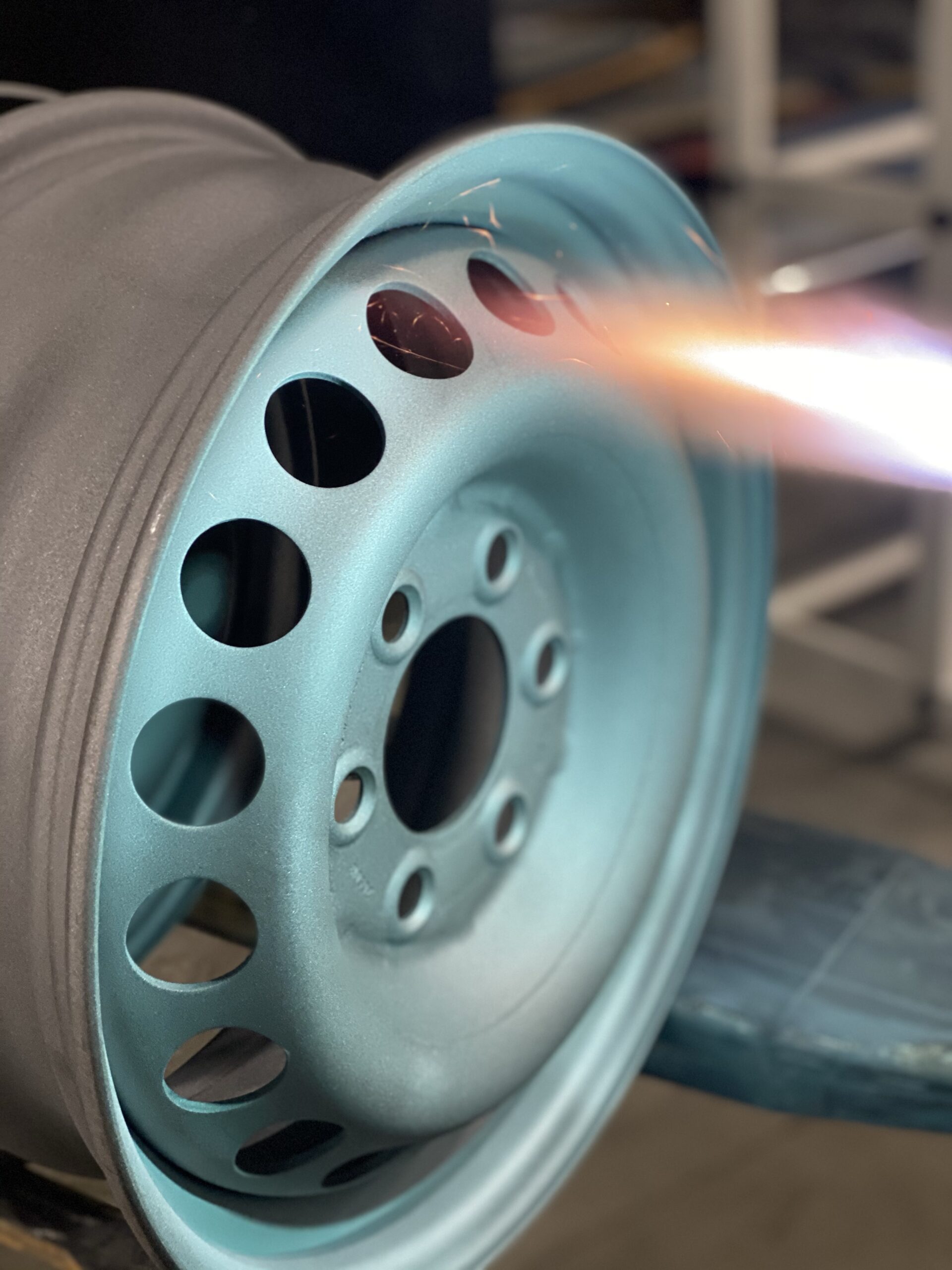 Felgi tir – Renowacja felg TIR, piaskowanie i malowanie proszkowe felg ...